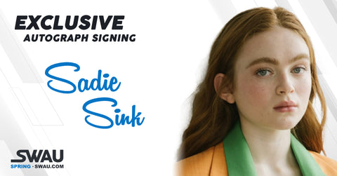 Sadie Sink to Sign for SWAU! | SWAU