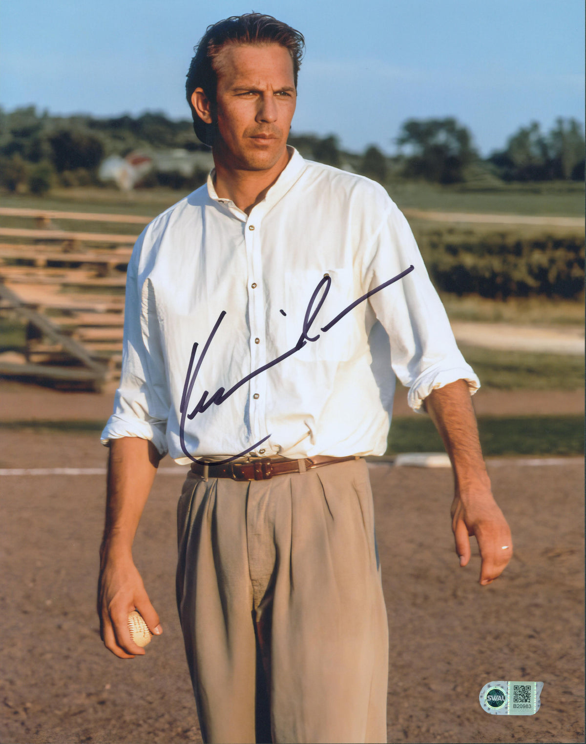 Kevin Costner Signed 11x14 Photo - SWAU Authenticated | SWAU