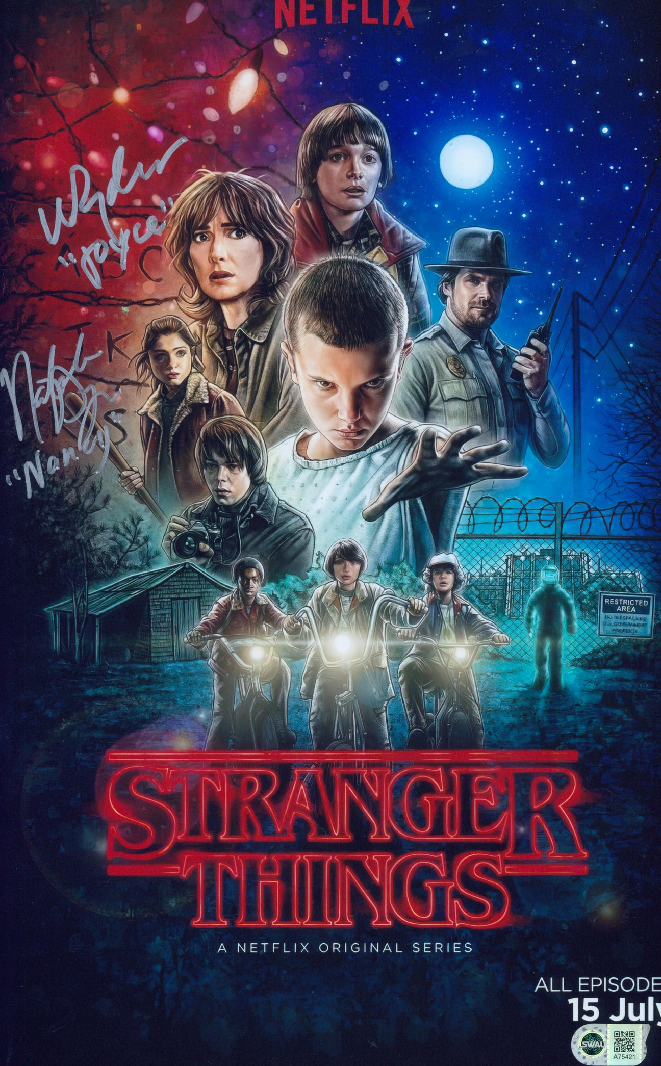 Stranger Things Autographs | Authentic Memorabilia & More | SWAU