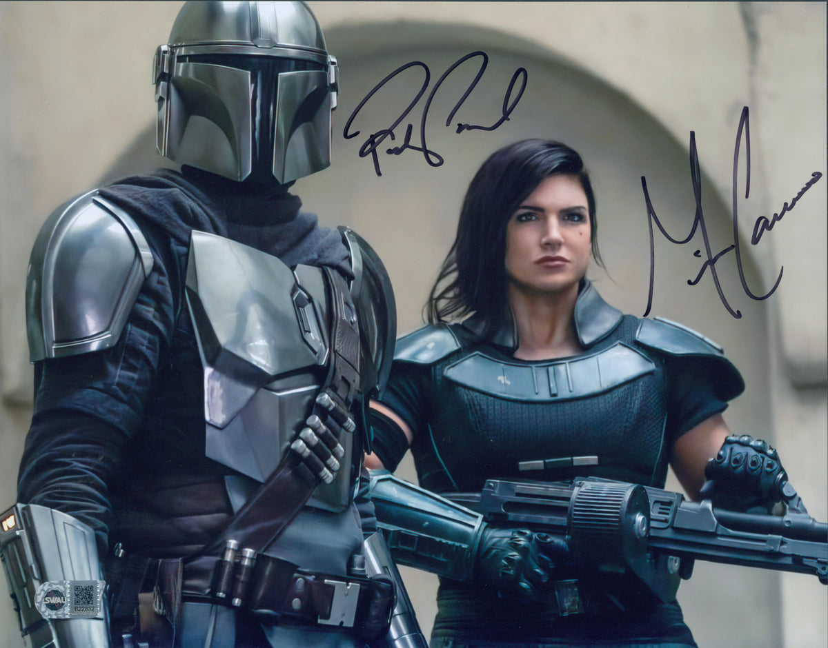 Pedro Pascal & Gina Carano Signed 11x14 Photo - SWAU Authenticated | SWAU